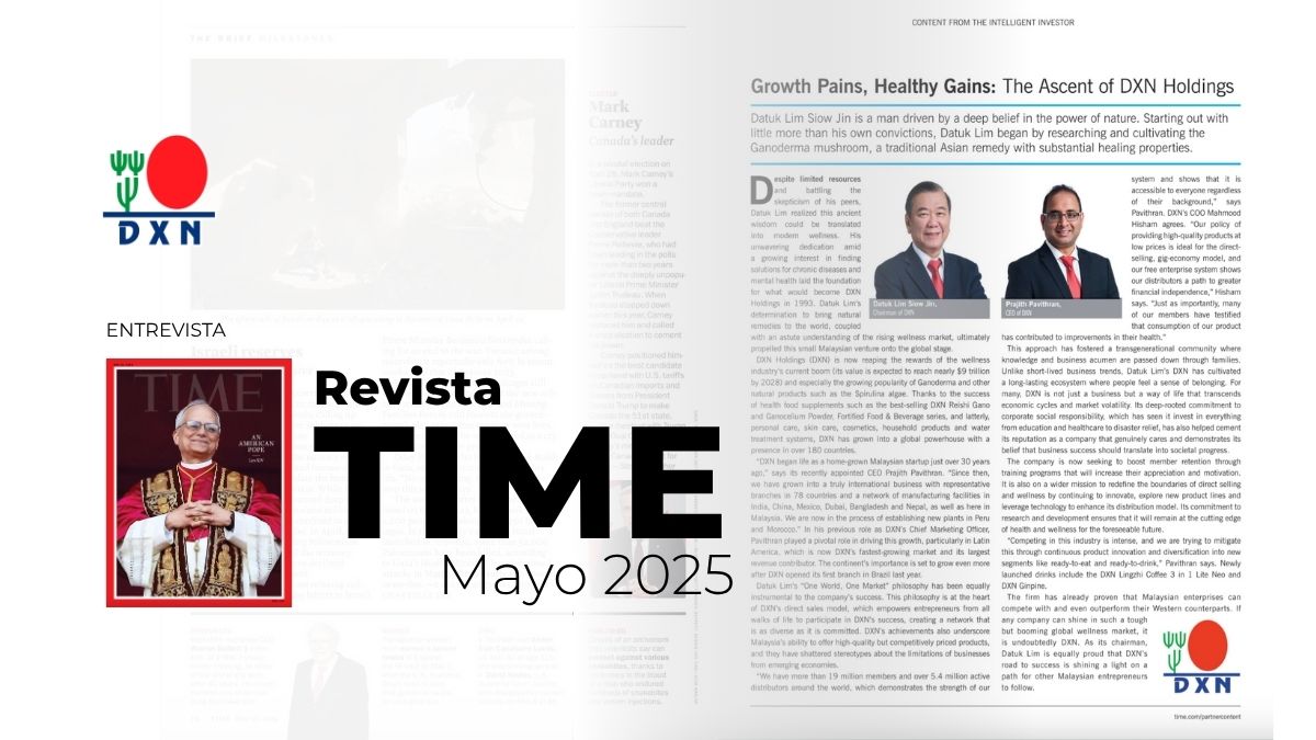 DXN En La Revista TIME - DXN Argentina - Únete!